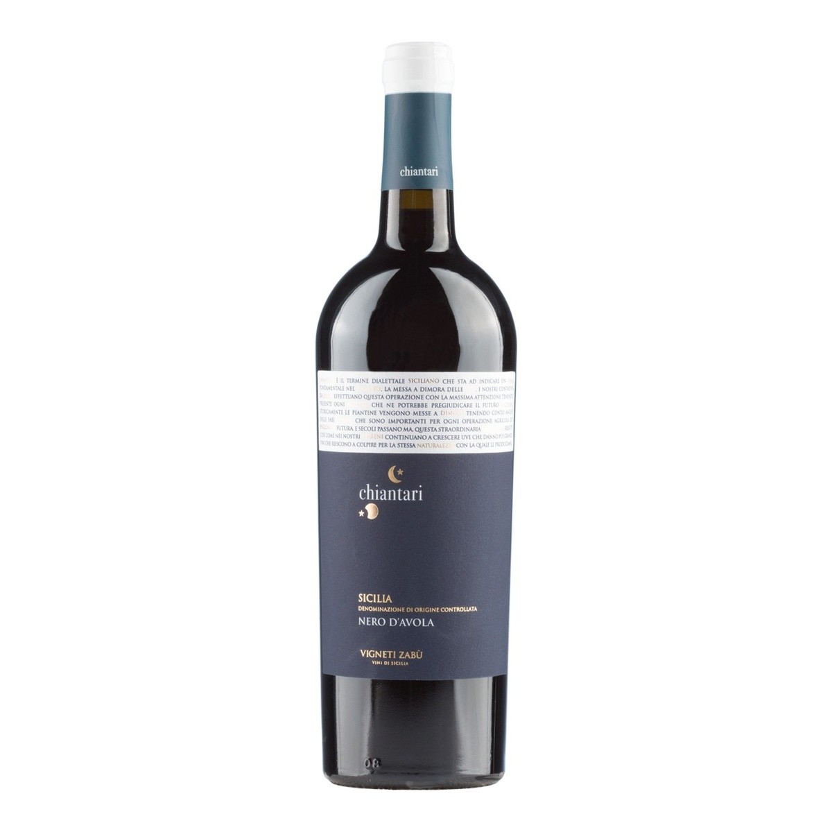 Vigneti Zabu Chiantari Nero d’Avola 0,75 Liter Flasche | Bovino